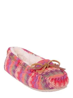 Minnetonka Cally Faux Fur Lined Slipper - Horizon Multi