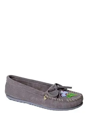 Minnetonka X Lucie Skjefte Ziigwan Waabigwan Slipper - Grey