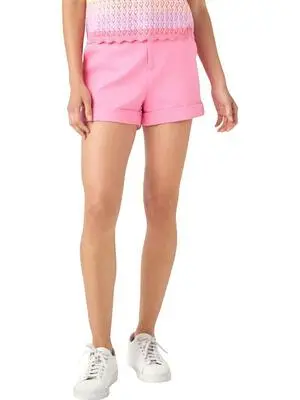 ENGLISH FACTORY Stretch Cotton Suiting Shorts