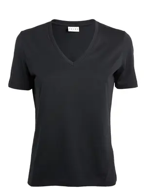 Falke V-neck T-shirt - Black