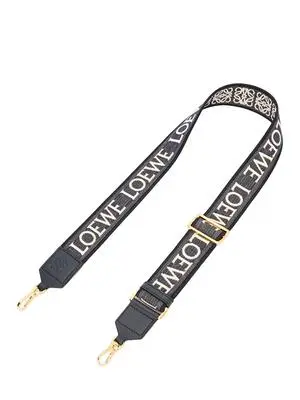 Loewe Loewe Jacquard Anagram Logo Strap Navy