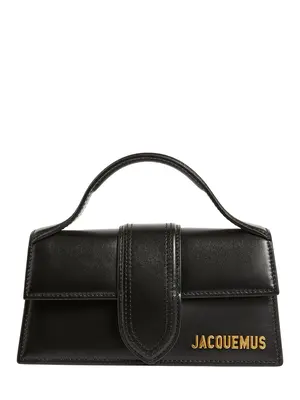 Jacquemus Mini Leather Le Bambino Top-handle Bag - Black