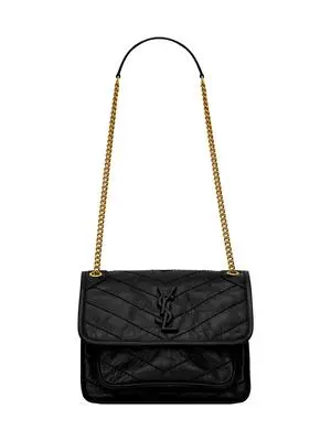 Saint Laurent Baby Niki Shoulder Bag - Black