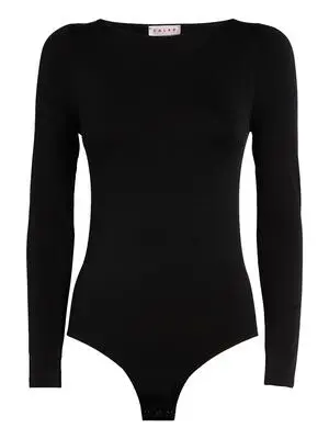 Falke Long-sleeved Bodysuit - Black