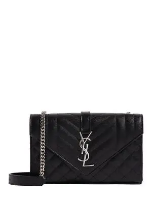 SAINT LAURENT Saint Laurent Small Envelope Matelassé Shoulder Bag