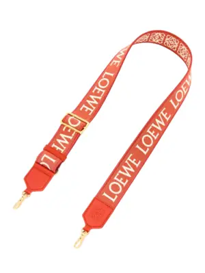 Loewe Loewe Jacquard Anagram Strap Orange