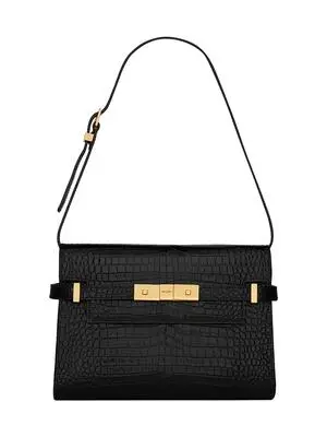 Saint Laurent Small Manhattan Shoulder Bag - Black