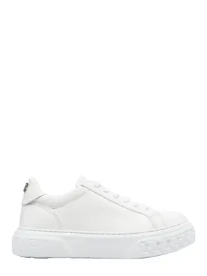 Casadei Low-top Leather Sneakers - White