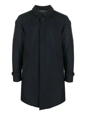 Herno Classic-collar Waterproof Coat - Blue