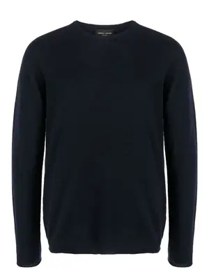 ROBERTO COLLINA Fine-knit Cashmere Jumper - Blue
