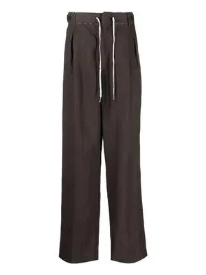 MAISON MARGIELA Straight-leg Trousers - Brown