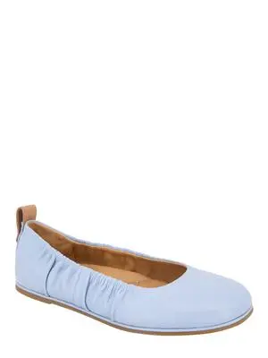 Gentle Souls By Kenneth Cole Mavis Leather Ballet Flat - Ashley Blue Suede