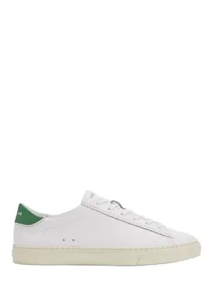 Everlane Day Sneaker - White / Grass Green