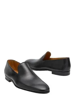 Magnanni Diaz Leather Loafers - Black