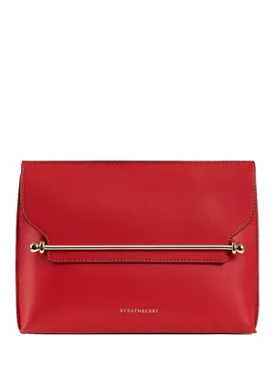 Strathberry Strathberry Stylist Leather Crossbody Bag Ruby