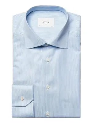 Eton Slim-fit Striped Shirt - Blue