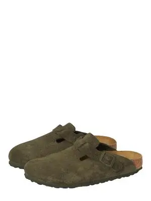 BIRKENSTOCK Birkenstock Boston Suede Clog - Sandcastle Green