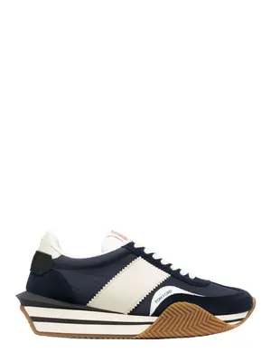 TOM FORD James Panelled Sneakers - Blue