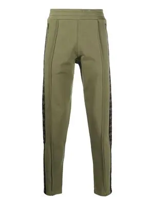 Moschino Logo-print Cotton Track Trousers - Green
