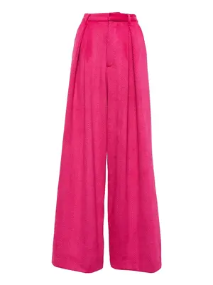 Giuseppe Di Morabito High-rise Wide-leg Pants - Pink
