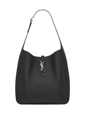 Saint Laurent Le 5 A 7 Shoulder Bag - Black/silver