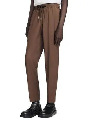 Sandro Alpha Drawstring Pants - Tobacco Brown