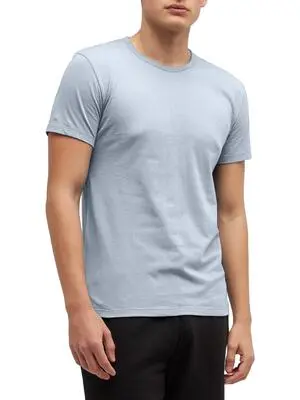 Paul Smith Apos;s Cotton Crewneck T-shirt - Light Blue