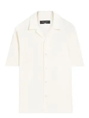 Rag & Bone Avery Linen And Cottonblend Shirt - Cream