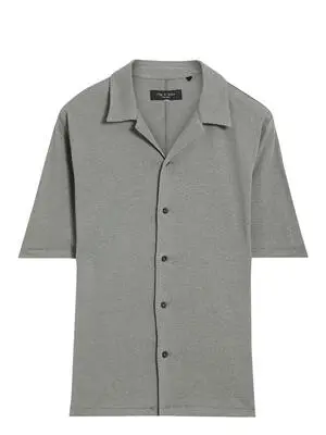 Rag & Bone Avery Linen And Cottonblend Shirt - Gray