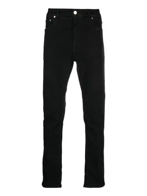 Etro Mid-rise Straight-leg Jeans - Black