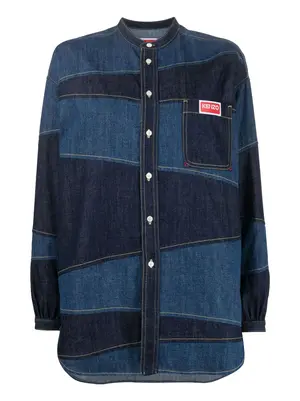 KENZO Kenzo Patchwork Denim Shirt