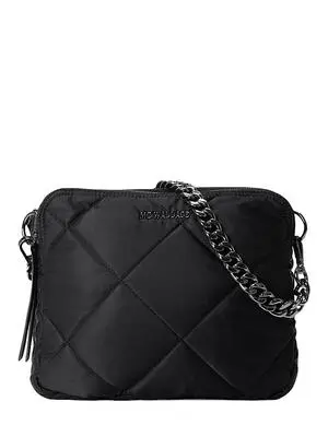 Mz Wallace Quilted Bowery Crossbody Bag - Black/gunmetal