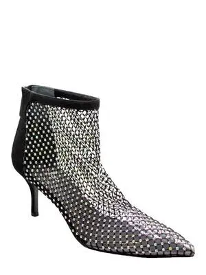 Charles By Charles David Rhinestone Mesh Bootie - Black-ir