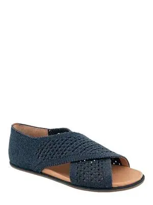 Gentle Souls By Kenneth Cole Laniey Sandal - Navy Knit