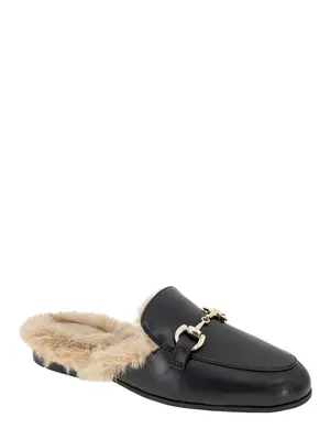 Bcbgmaxazria Zorie Faux Fur Bit Mule - Black