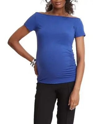 STOWAWAY COLLECTION Maternity Nursing Top - Sapphire