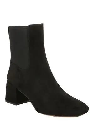 Vince Kimmy Suede Booties Black