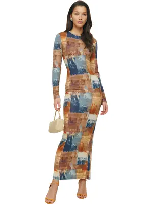 REFORMATION Reformation Tommie Knit Maxi Dress Collage