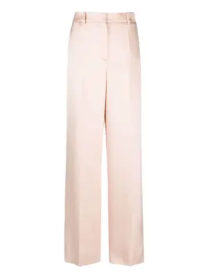Magda Butrym Wide-leg Silk Trousers - Pink