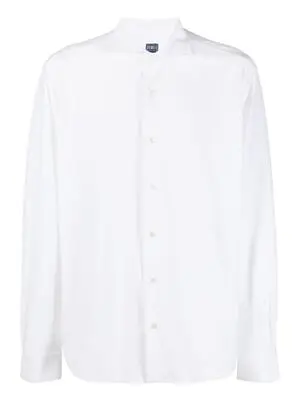 Fedeli Sean Cotton-blend Shirt - White