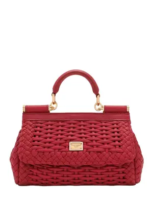 Dolce & Gabbana Small Sicily Shoulder Bag - Red