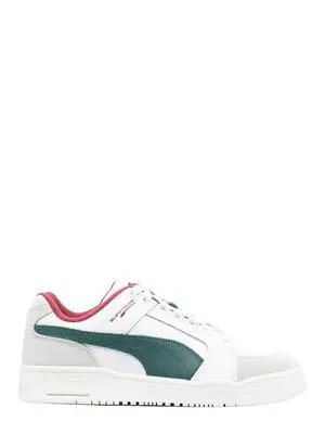 PUMA Colour-block Panelled Low-top Sneakers - White