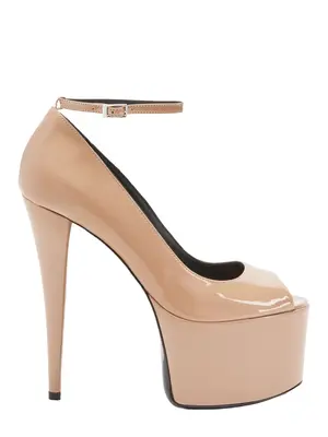 GIUSEPPE ZANOTTI 150mm Gz Aida Platform Pumps - Neutrals