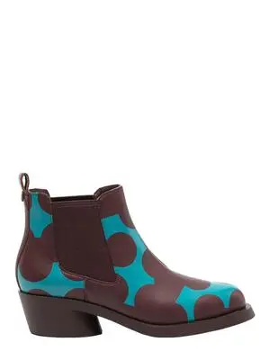 Camper Camper Bonnie 50mm Ankle Boots Red