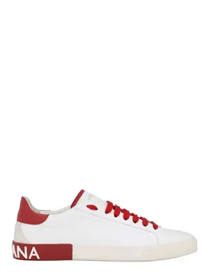 Dolce & Gabbana Portofino Low-top Sneakers - White
