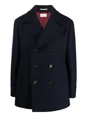 BRUNELLO CUCINELLI Double-Breasted Cashmere Coat