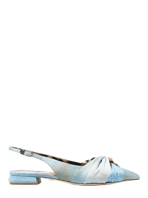 Roberto Cavalli Graphic-print Ballerinas - Blue