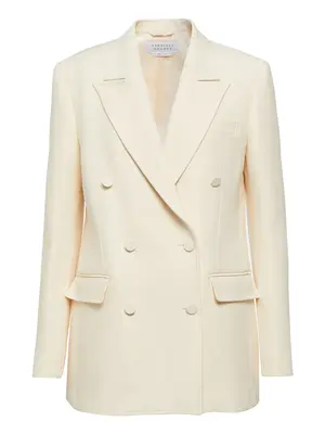 Gabriela Hearst Kees Double-breasted Blazer - White