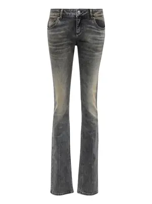 Blumarine Low-rise Skinny Jeans - Grey