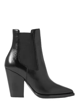 SAINT LAURENT SAINT LAURENT Theo Leather Ankle Boots